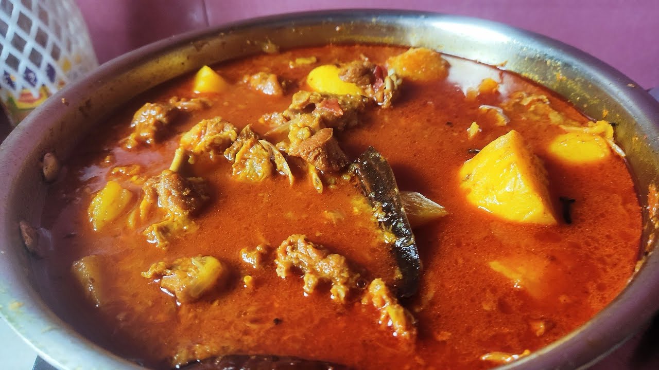 মটণের🐐 লাল ঝুল রেসিপি#MUTTONER 🐐LAL JHOOL RECIPE# - YouTube