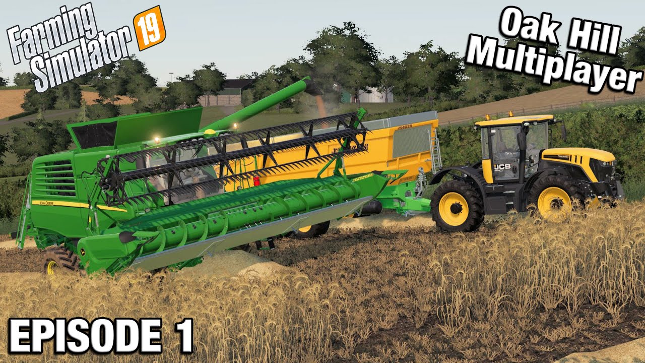 WELCOME TO OAK HILL! Multiplayer FS19 - Oak Hill with Daggerwin Ep 1 ...