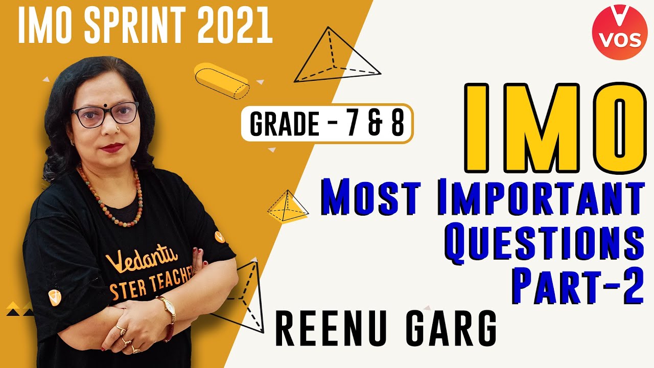 SOF IMO Most Important Questions | Part-2 | Grade 7 & 8 | IMO 2021 ...