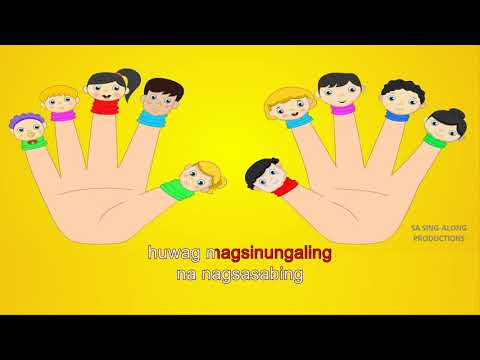Sing along.... Tagalog "Sampung mga daliri" HD - YouTube