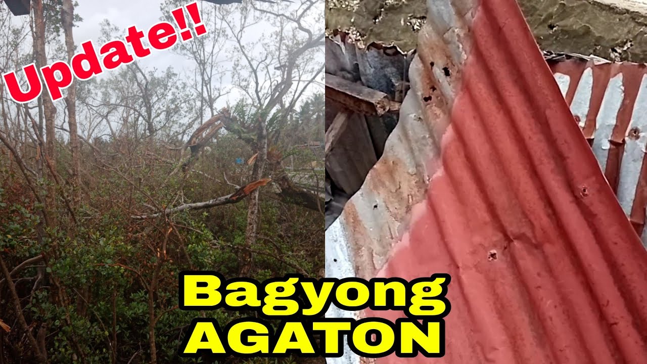 BAGYONG AGATON in Cebu Province - YouTube