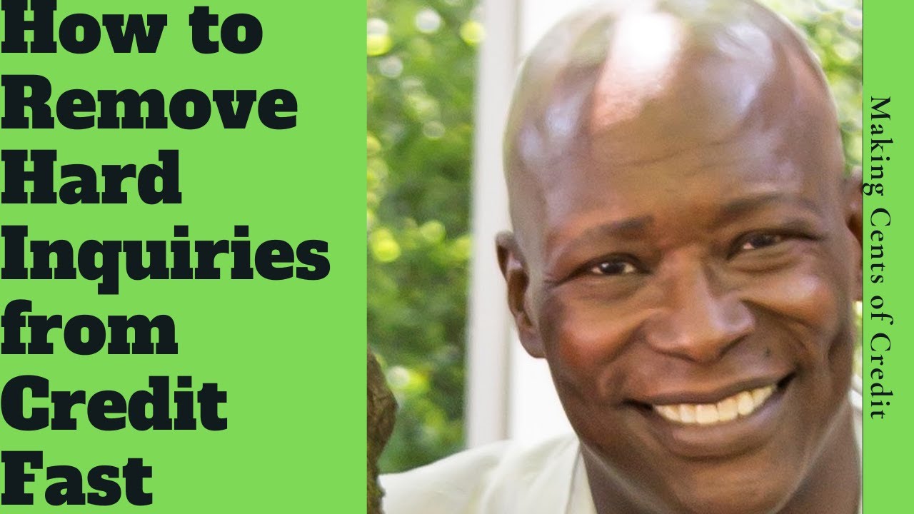 How to Remove Hard Inquiries from Credit Fast - YouTube