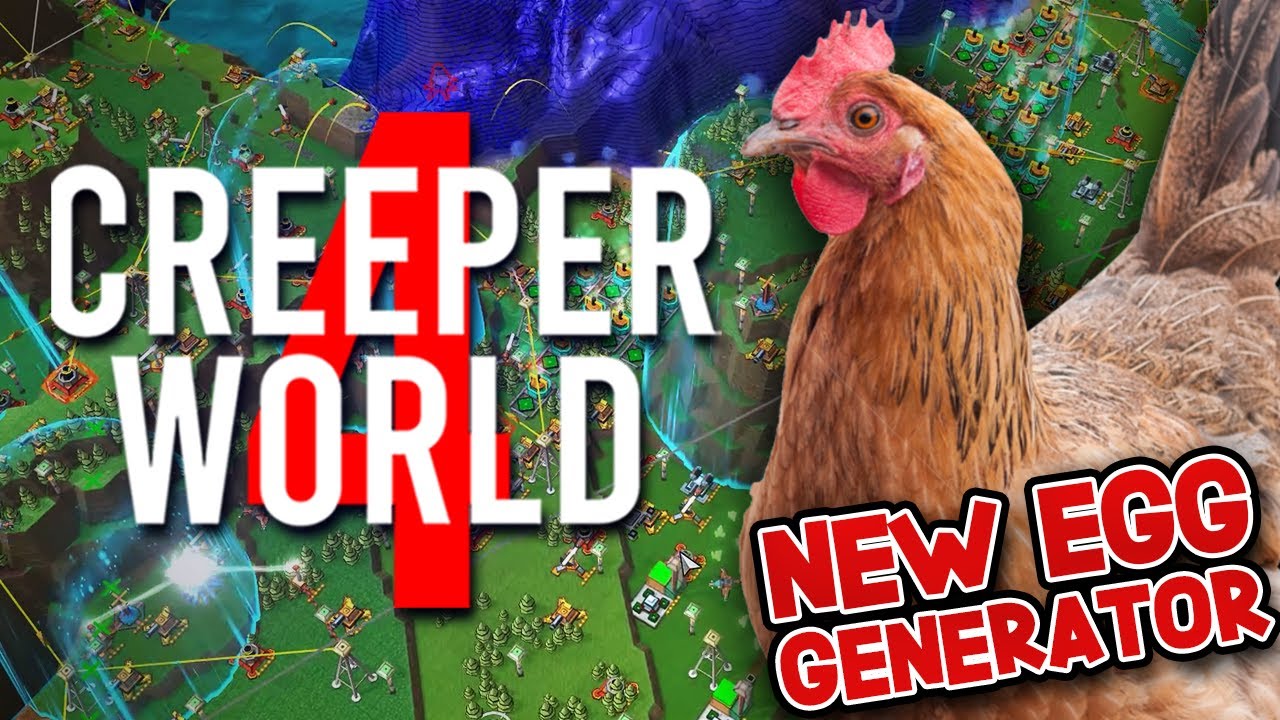 NEW SPORE LAUNCHER THAT GIVES EGGS! - CREEPER WORLD 4! - YouTube