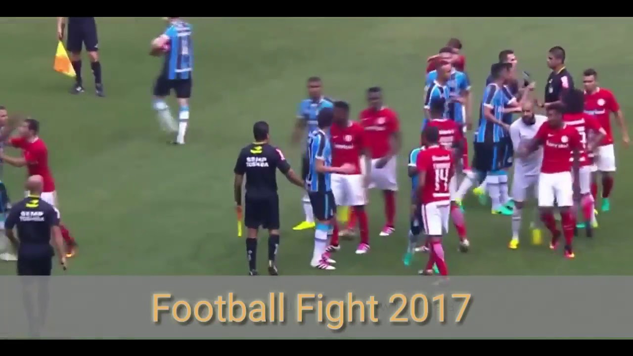 Best Football Fights Ever 2017 ⚫ Angry Moments ft Pogba Neymar Bale ...