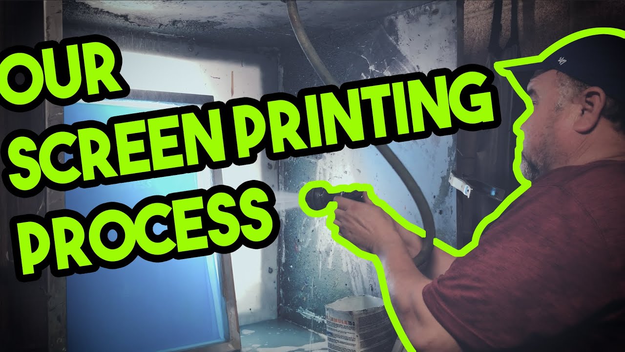 Our Screen Printing Process - YouTube