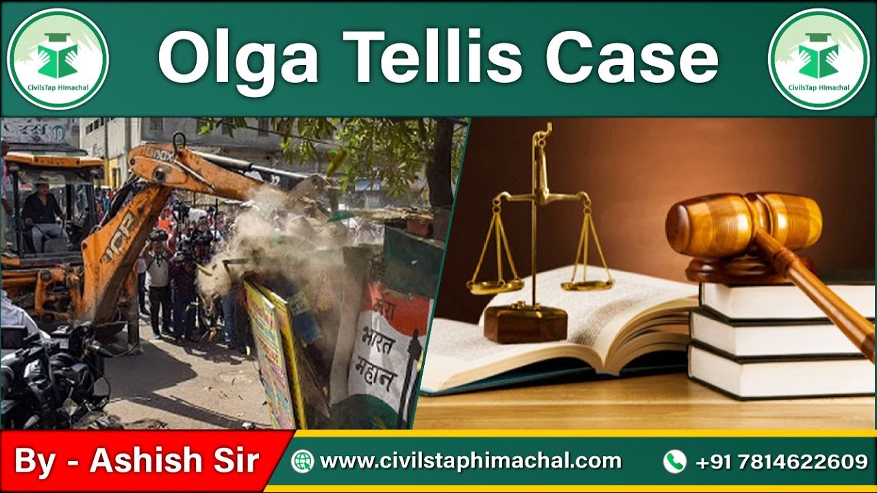 Olga Tellis Case | IAS / HPAS Current Affairs | Himachal - YouTube