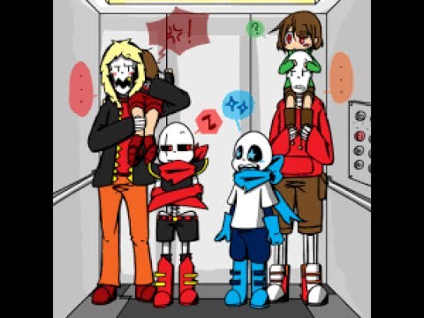 UnderSwap and SwapFellFlirting war comic dub - YouTube