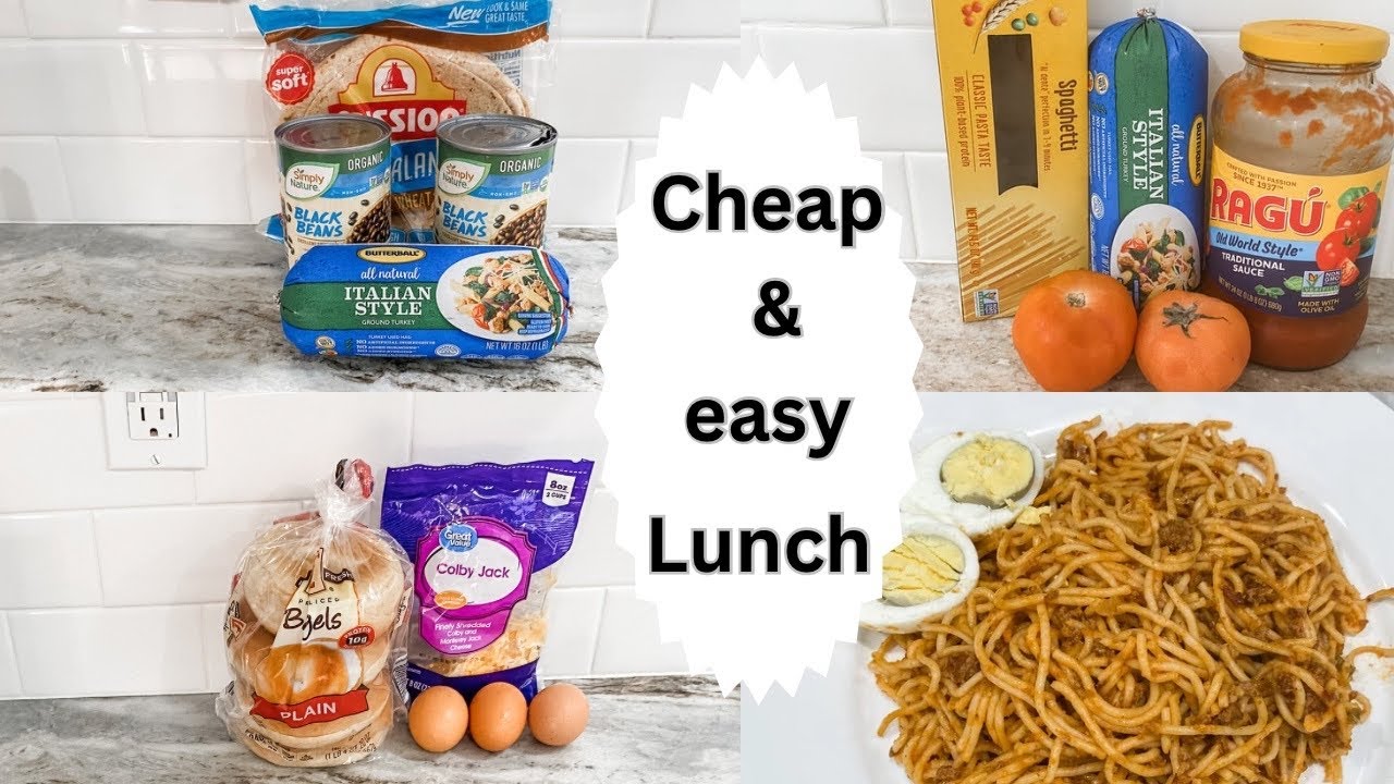EASY AND CHEAP LUNCH IDEAS// BUDGET FRIENDLY MEAL PREP - YouTube
