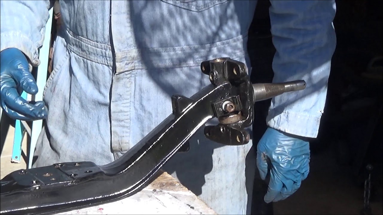 1936 Chevy Pickup Spindle & King Pin - YouTube