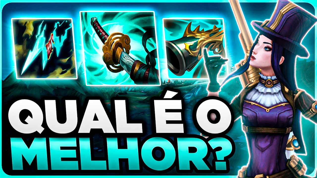 Qual o MELHOR 1º ITEM pra CAITLYN? | MONO CAITLYN GAMEPLAY - YouTube