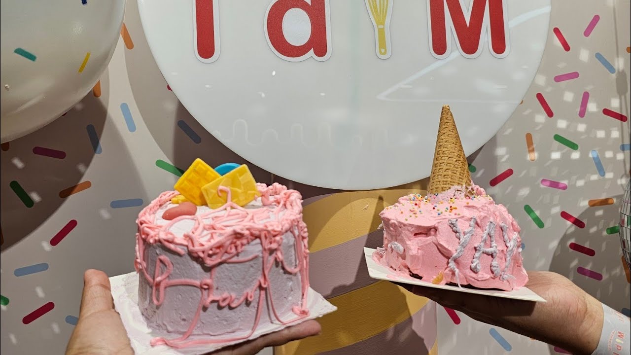 IDIM DIY BAKERY - Mini Cake + Milk Tea - YouTube