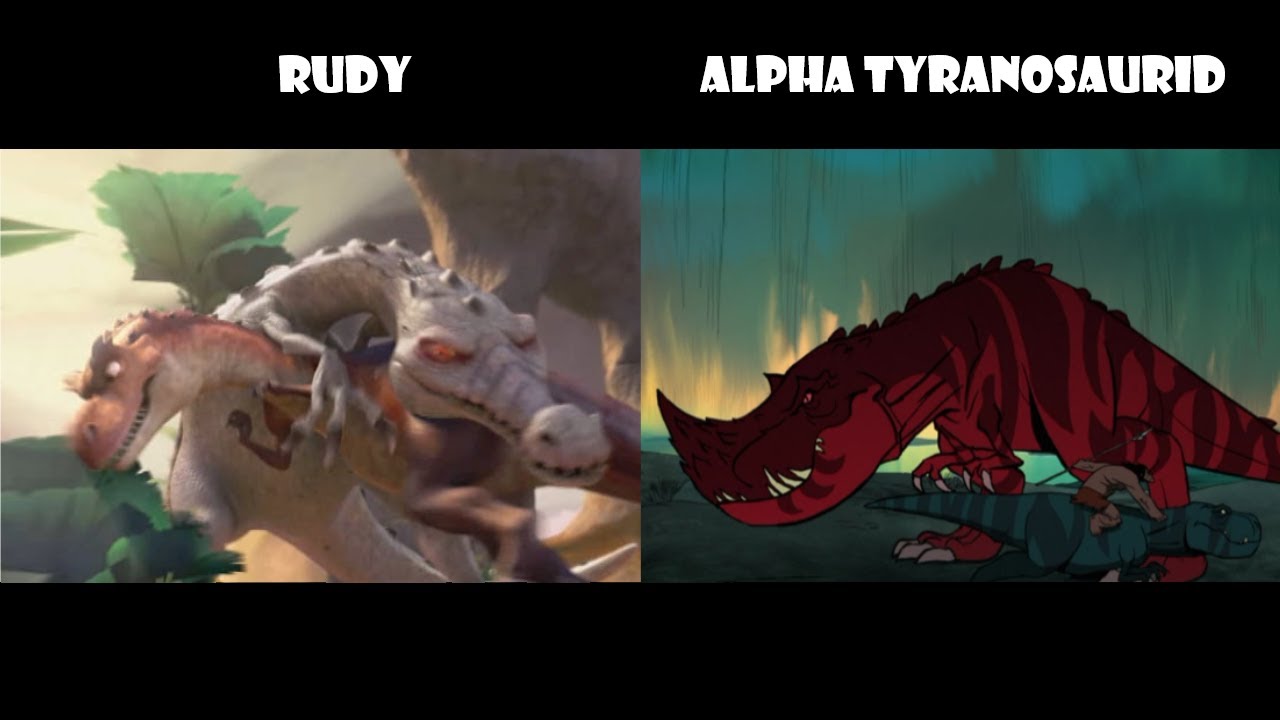 Rudy vs Alpha tyranosaurid remake - YouTube