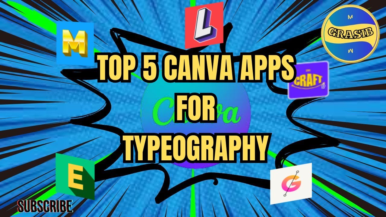TOP 5 CANVA APPS FOR TYPOGRAPHY - YouTube