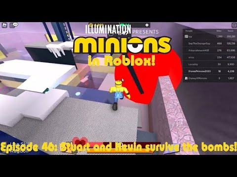 Minions in ROBLOX! Episode 46 | Stuart and Kevin survive the bombs ...