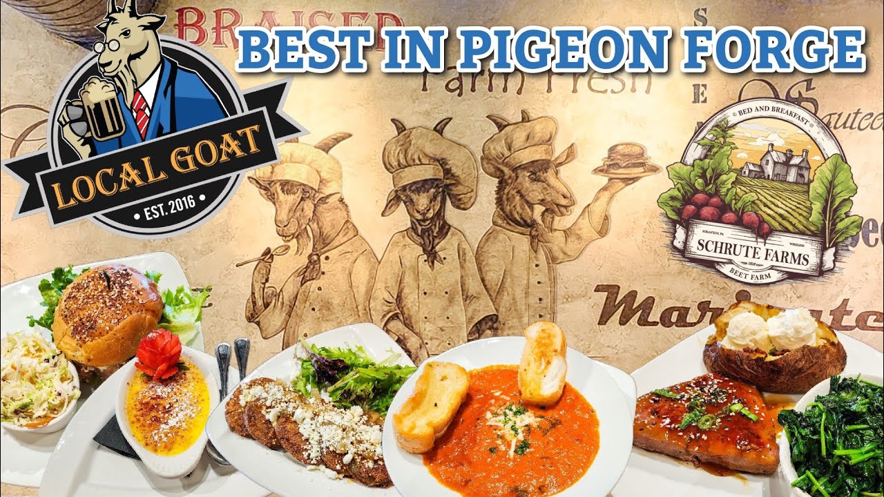 LOCAL GOAT PIGEON FORGES BEST RESTAURANT! $50 TO LOCAL GOAT? 5K ...