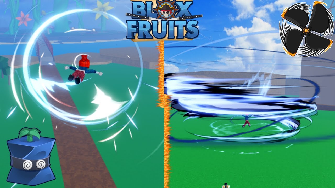 Como São As Skills Da Fruta Giro No Blox Fruits (Showcase Completo ...