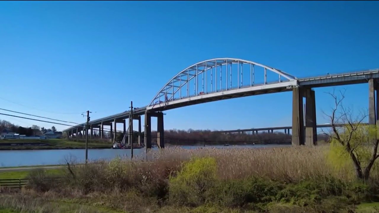 St. Georges Bridge in Delaware Receives $45 Million Face Lift - YouTube