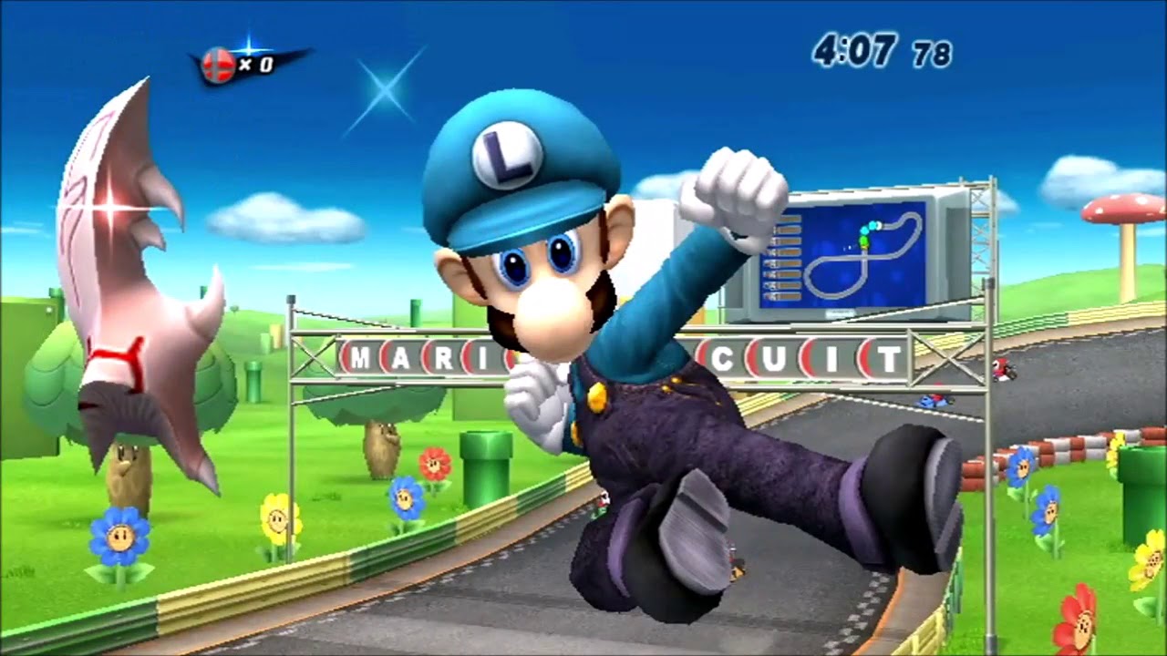 Super Smash Bros Brawl: Classic Mode on Intense with Luigi (Crazy Hand ...