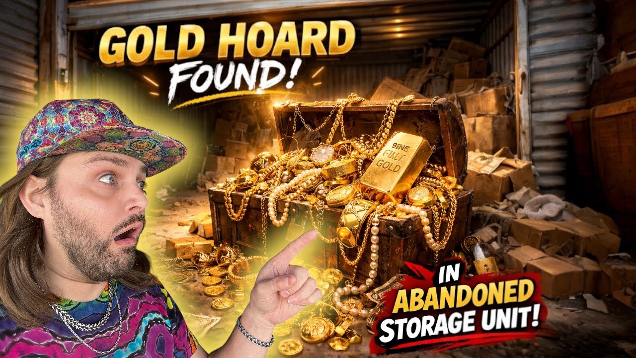 Gold & jewelry Hoard found in FIRE-DAMAGED Abandoned Storage Unit ...