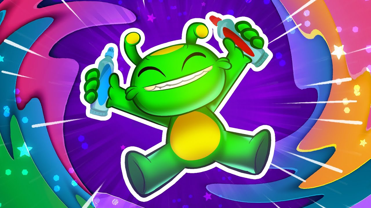 MIXING Colors Song! 🎨 | Cartoons for Kids | Groovy the Martian | New ...