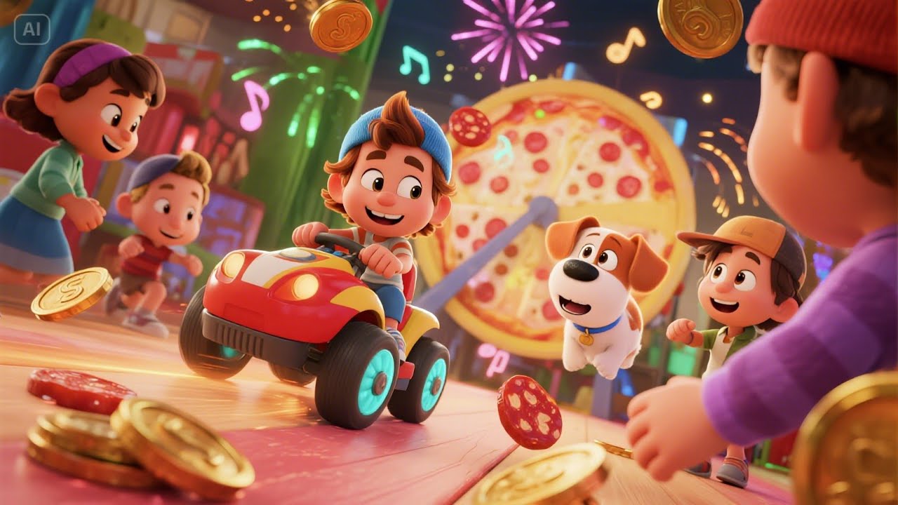 Wacky Wheels and the Pizza Delivery Gauntlet | Silly Kids Song ...