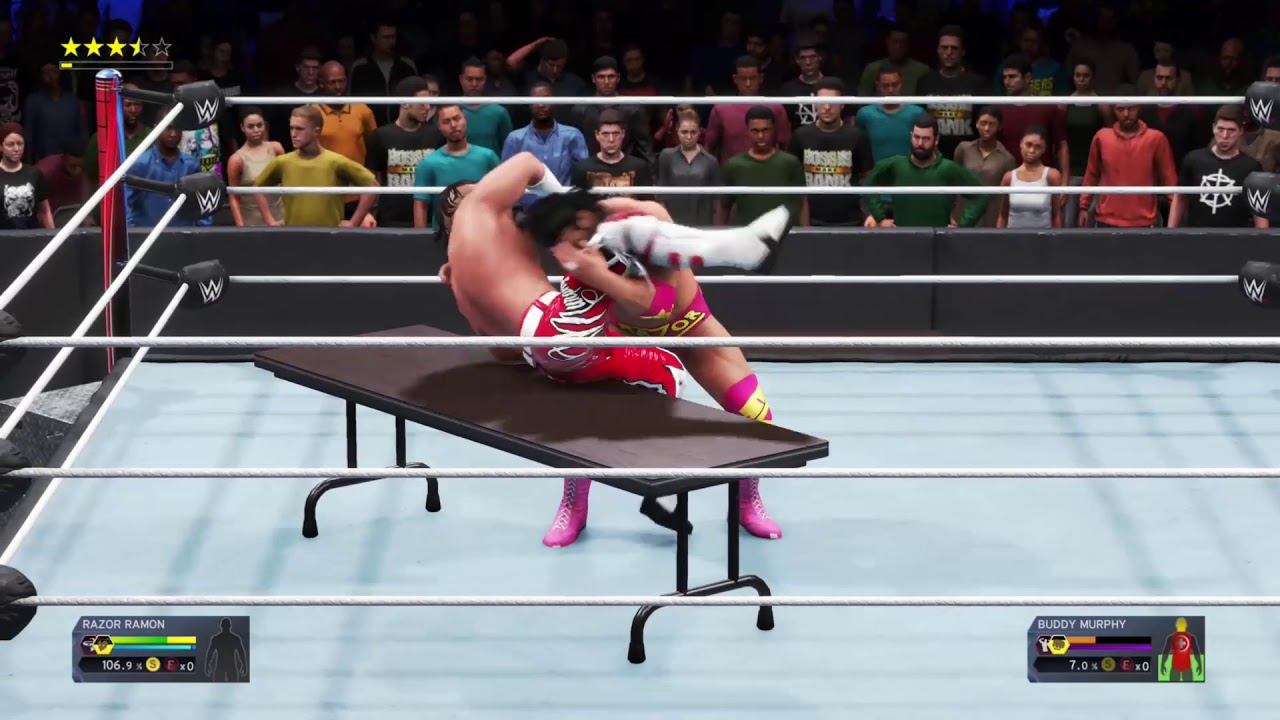 WWE2K20 Table Match Glitch - YouTube
