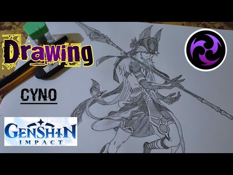 Drawing Cyno | Genshin Impact - YouTube