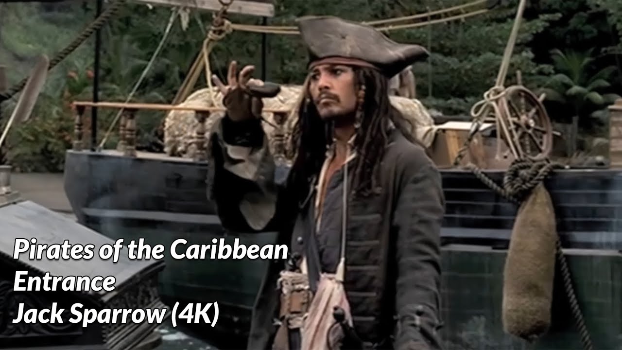 Pirates of the Caribbean Entrance Scene (4K) - YouTube