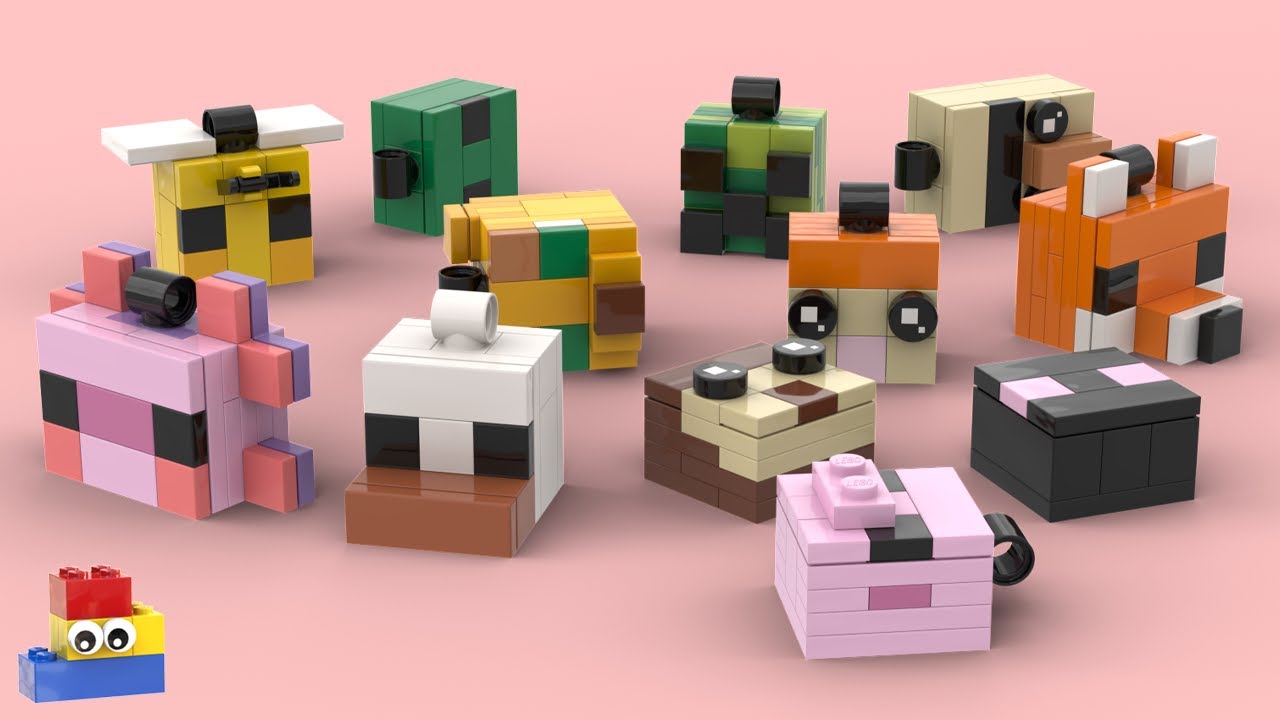 How to Build: LEGO Minecraft Christmas Ornaments! - YouTube