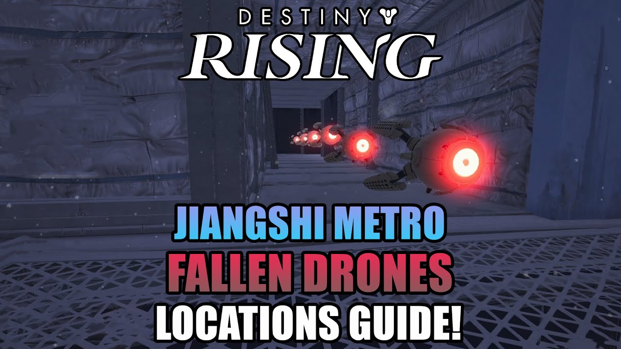 ALL 15 Fallen Drones Locations Guide! Jiangshi Metro! - Destiny: Rising ...