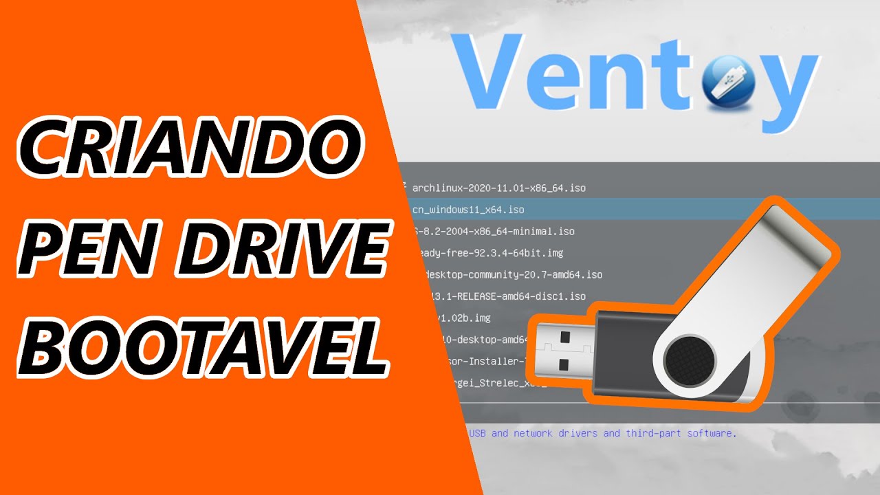 Criando um Pen Drive Bootavel no Linux ou Windows com VENTOY!! - YouTube