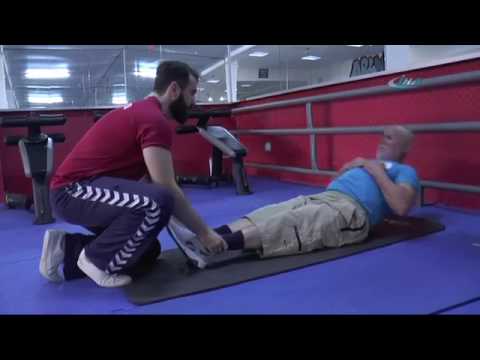 70’lik dede Vücut Geliştirme Şampiyonasına hazırlanıyor