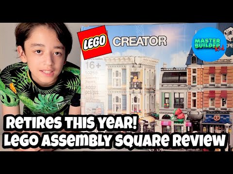 LEGO Modular Assembly Square Review - YouTube
