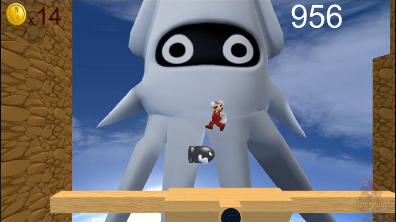 NEW Super Mario Dolor: HORROR MARIO - Dire, Dire Docks (ALL GREEN STARS ...