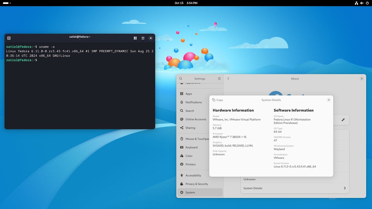 Fedora 41 BETA | ESTAS SI SON NOVEDADES!!!! NUEVA TERMINAL - YouTube