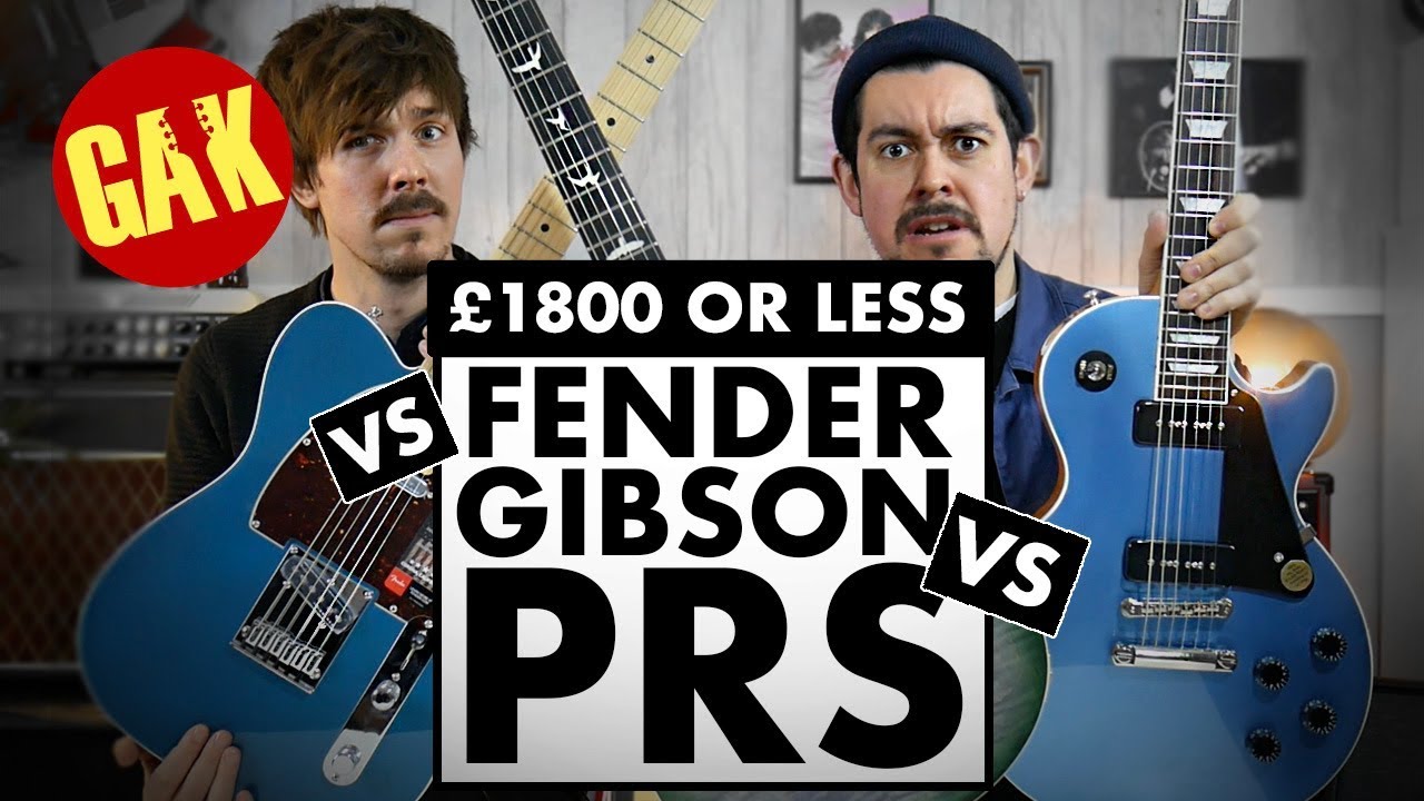 Fender VS Gibson VS PRS | For £1800 or Less - YouTube