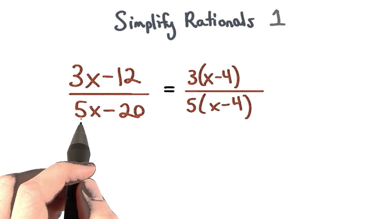 Simplify Rational Expressions 1 - Visualizing Algebra - YouTube