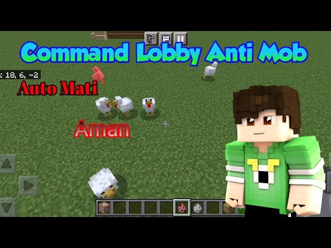 Cara Command Area Anti Mob Di Minecraft - YouTube