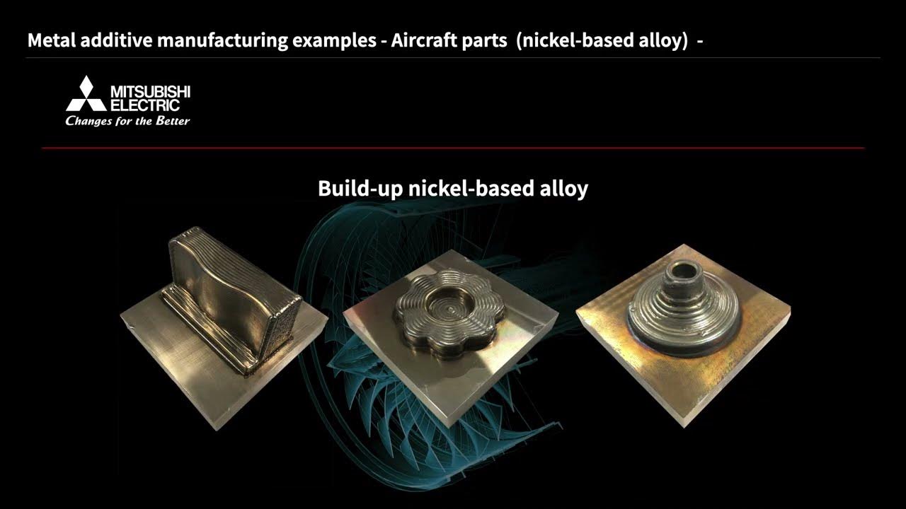 Metal additive manufacturing examples - Aircraft parts (nickel-based alloy) - - YouTube