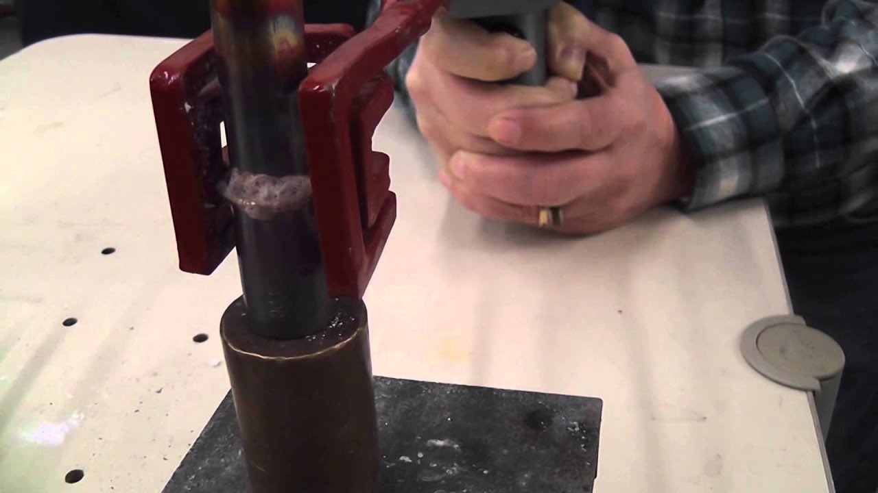Brazing Copper Tubing to Copper Fitting with UBraze - YouTube