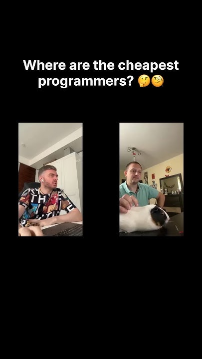 Where are the cheapest programmers? #developer #programmer - YouTube