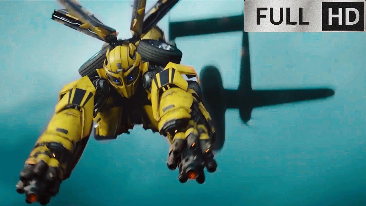 TRANSFORMERS RISE OF THE BEASTS | bumblebee Comeback fight scene HD ...