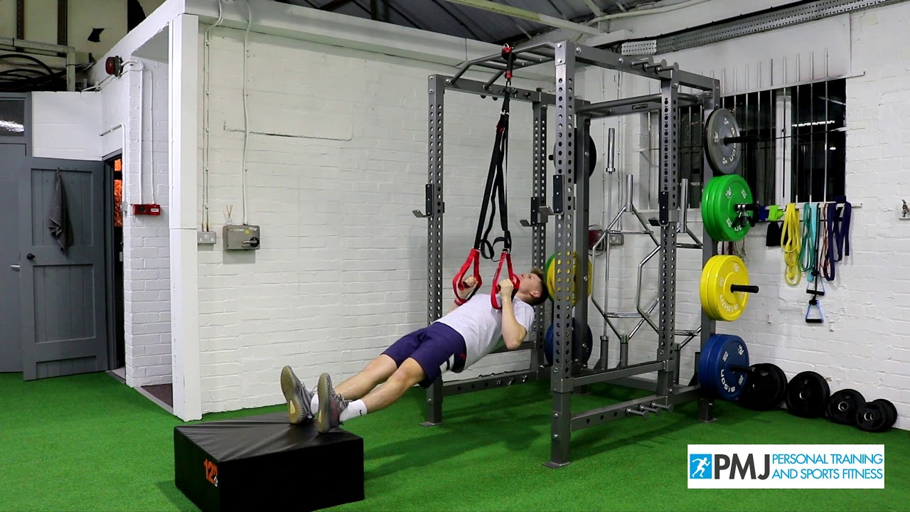 Feet Elevated Suspension Row - YouTube