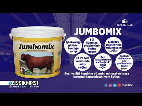 Besi Hayvanlarında Karkas Et Randımanını ve Verimi Arttıran Mineral Yem Jumbomix / Royal İlaç