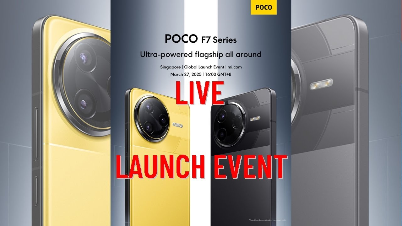 POCO F7 Series LIVE Launch Event - YouTube