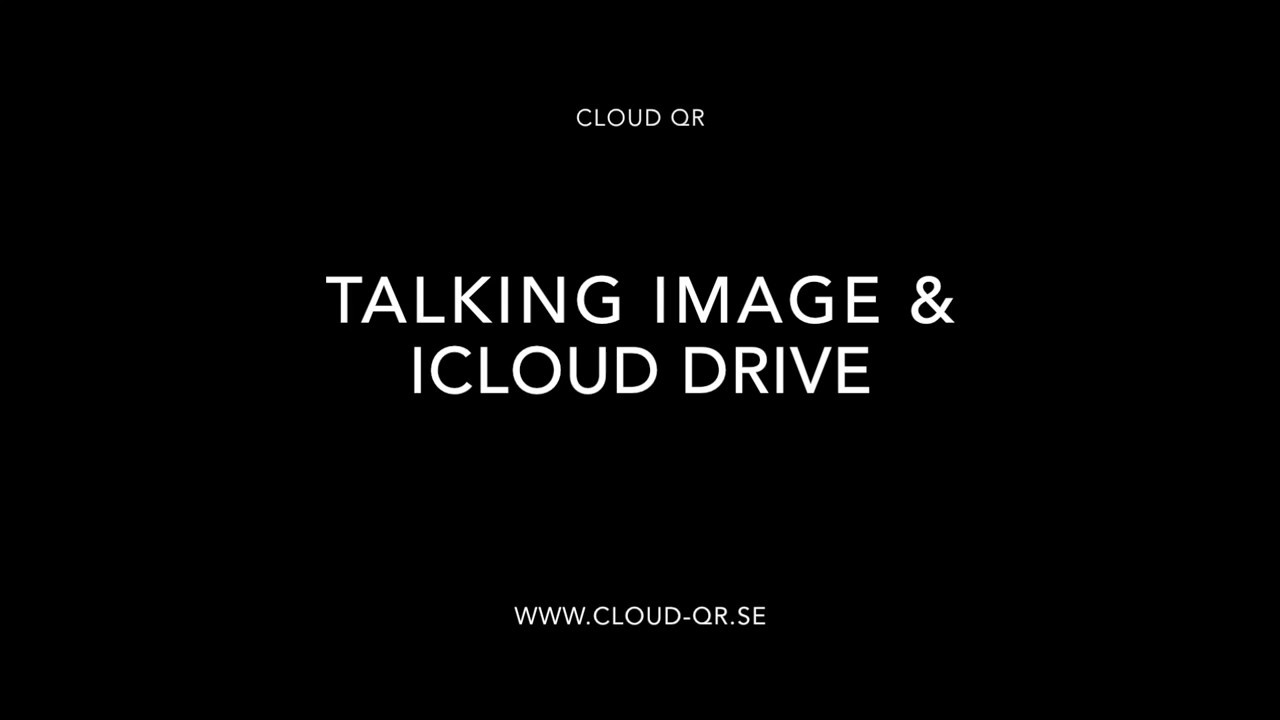 How to create a QR code with files from iCloud Drive - YouTube