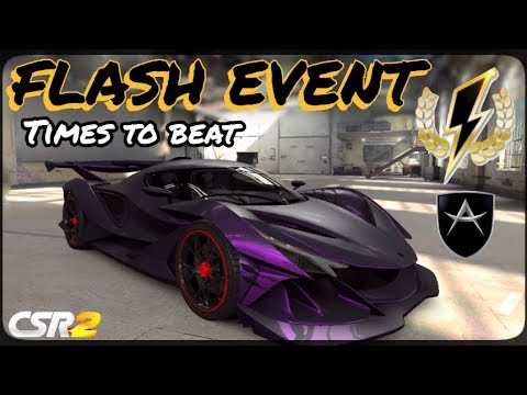 CSR Racing 2 - Apollo Intensa Emozione Flash Event- Times to beat - YouTube