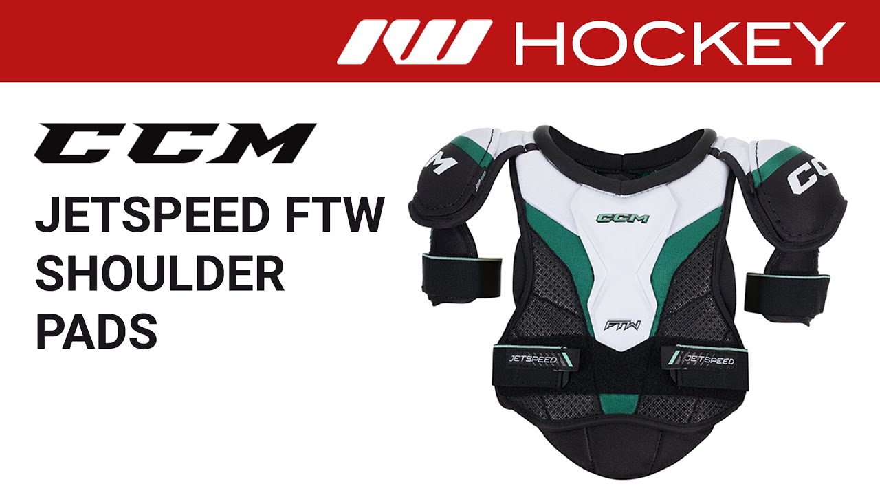 CCM JetSpeed FTW Shoulder Pad Review - YouTube
