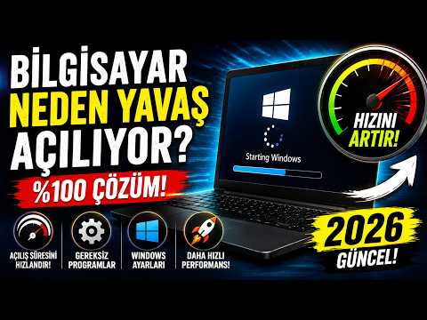 Bilgisayar Geç Açılıyor! 5 Dakikada Kesin Çözüm