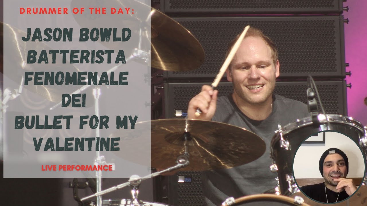 JASON BOWLD - il batterista fenomenale dei Bullet for my Valentine ...